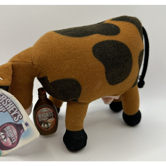 hershey | Toys | Vintage Rare Hersheys Syrup Stuffed Cow Plush Nwt 6 ...